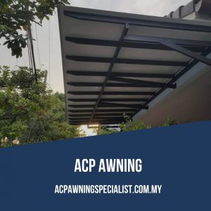 ACP Awning Puchong - Best Aluminium Composite Panel Roof